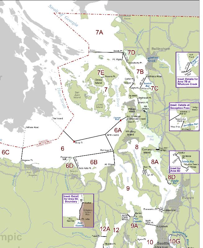Natural Resources | Harvest Management | Maps | Salmon Management Areas